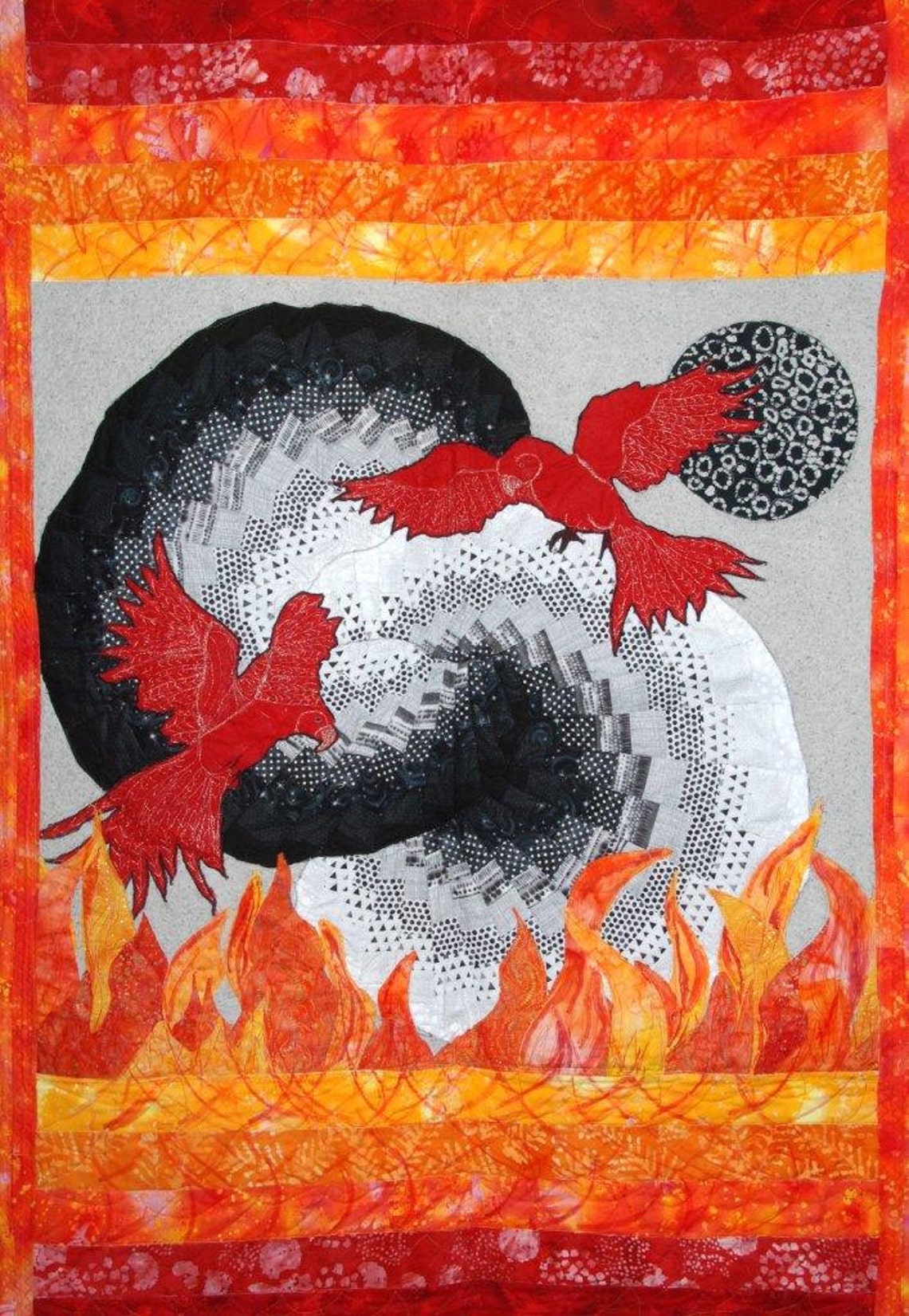 Fire Birds - Etsy