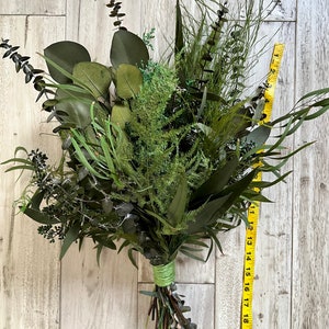 Eucalyptus and Ferns Bridal Bouquet-greenery Bridal Bouquet-wedding ...
