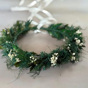 Greenery Floral Crown-eucalyptus and Fern Wreath-wedding Greenery ...