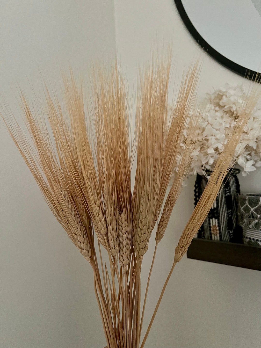 Bunch of Dried Triticum, Dried Wheat Bunch Flowers, Wheat Bouquet ...