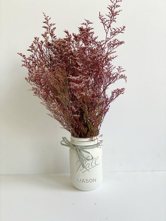 Frosted Burgundy Preserved Caspia Bunch | Etsy