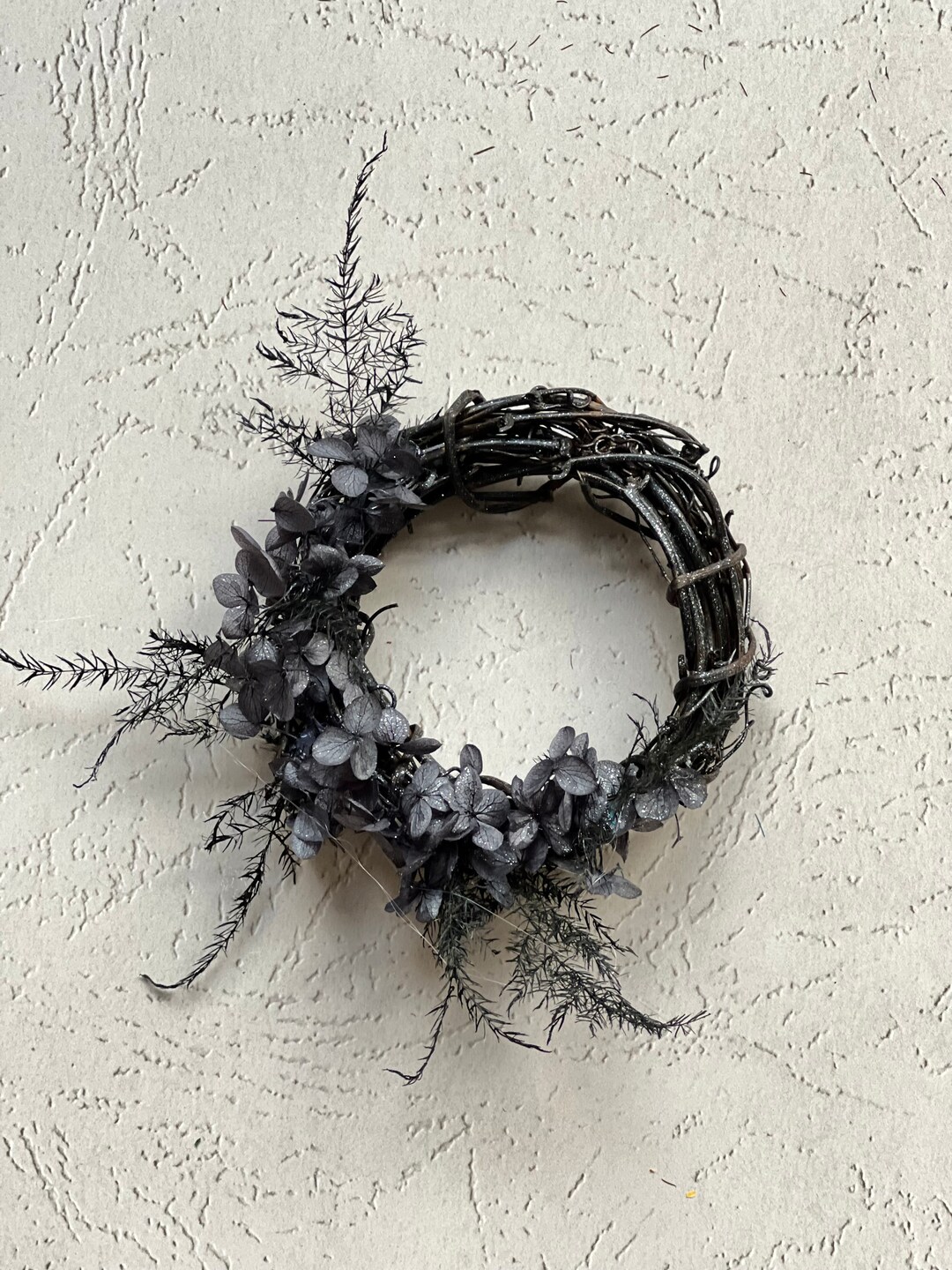 Black Miniwreath - Modern Farm House Decor-floral Gift Floral-4 ...