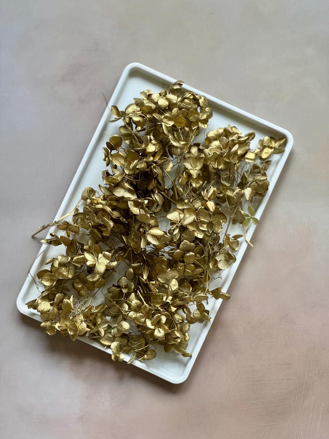 Gold Hydrangea Heads-preserved Hydrangea-hydrangea - Resin Decor- DIY ...