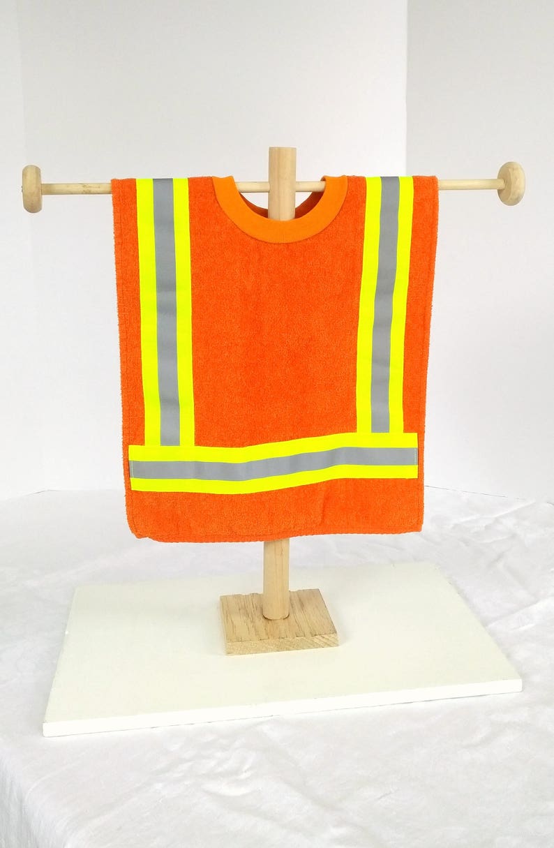 Baby Construction Vest Bib Safety First Absorbent Bib for - Etsy