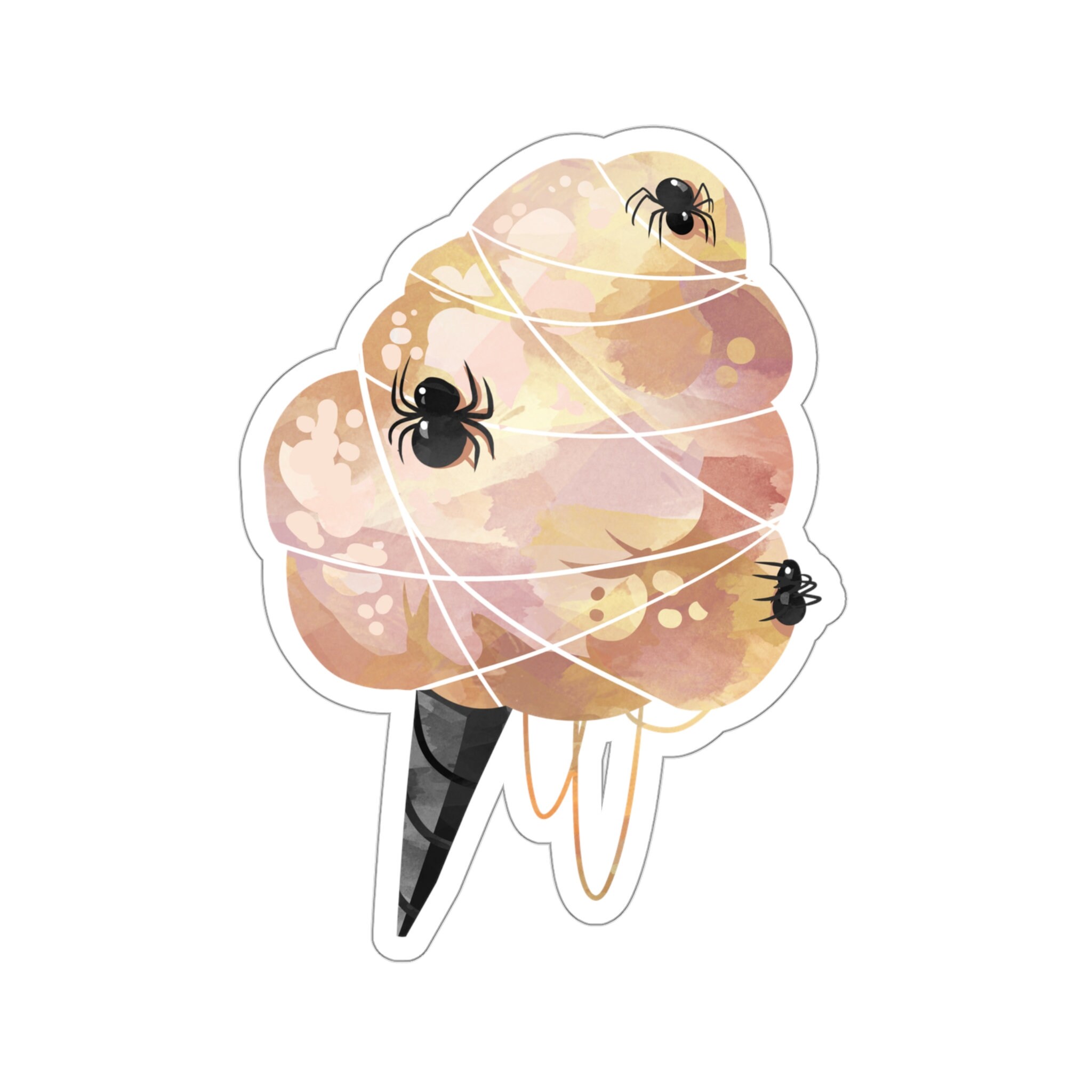 Spider Cotton Candy Sticker, Halloween Sticker sold by Philip Trautmann ...