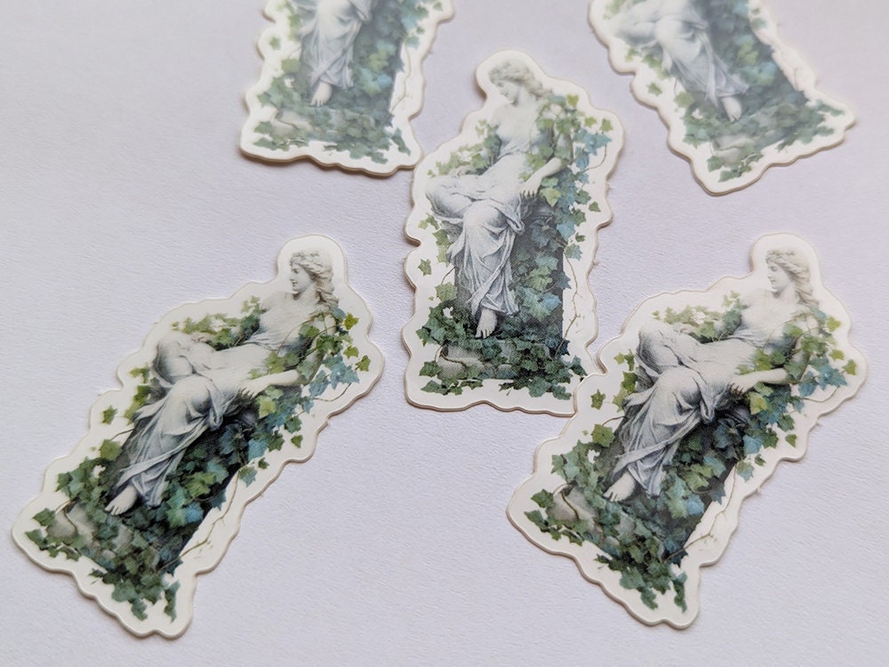 Garden Statue Sticker, Greco Roman Sticker, Classical Statue Sticker - Etsy