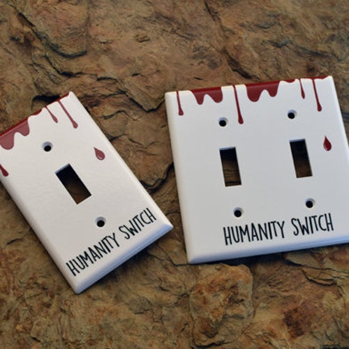Humanity Switch TVD Reference Light Switch Plates Single | Etsy