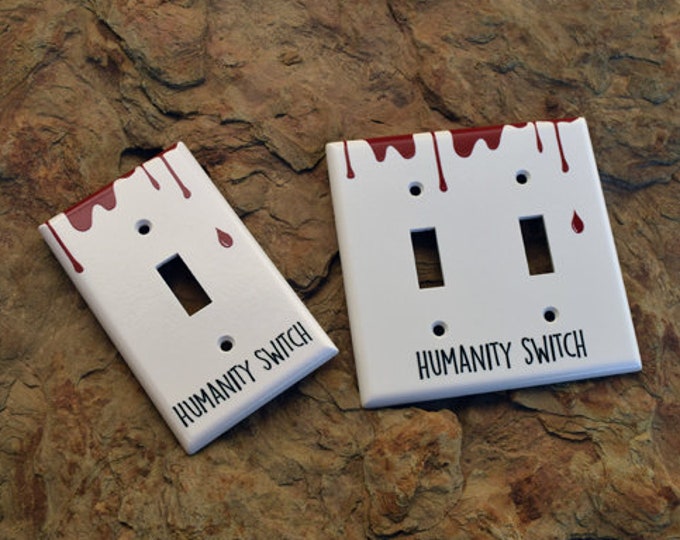 Humanity Switch TVD Reference Light Switch Plates - Single, Double, or ...