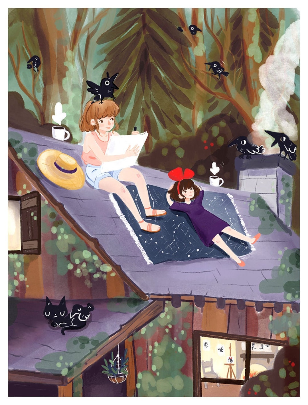 Kikis Delivery Service Concept Art