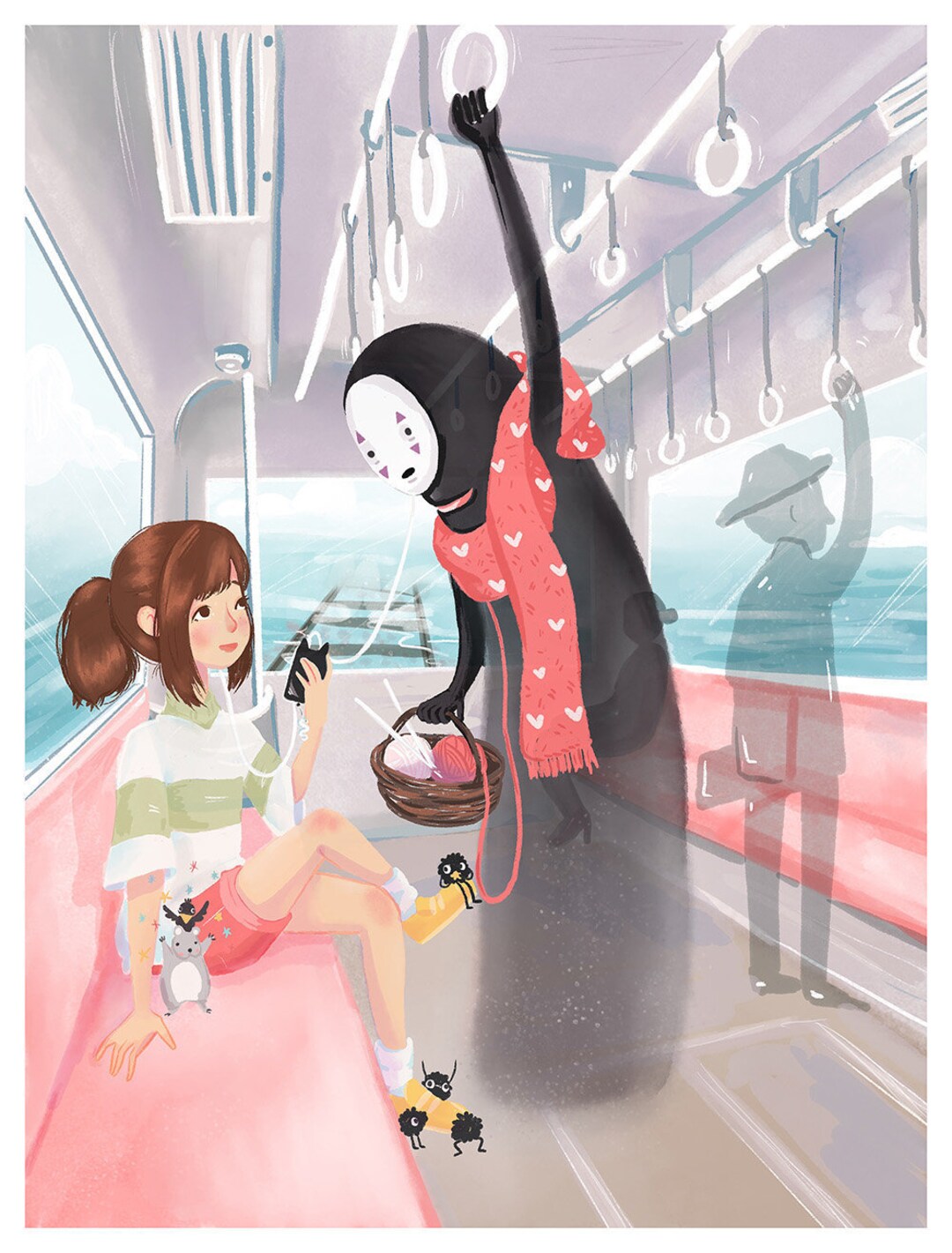 Chihiro And No Face Spirited Away