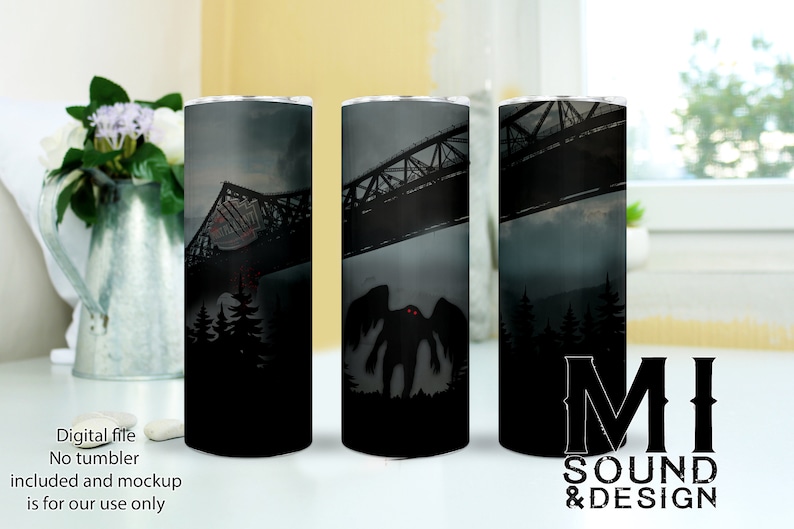 Mothman Tumbler Mothman Tumbler Wrap Cryptid Tumbler Wrap - Etsy