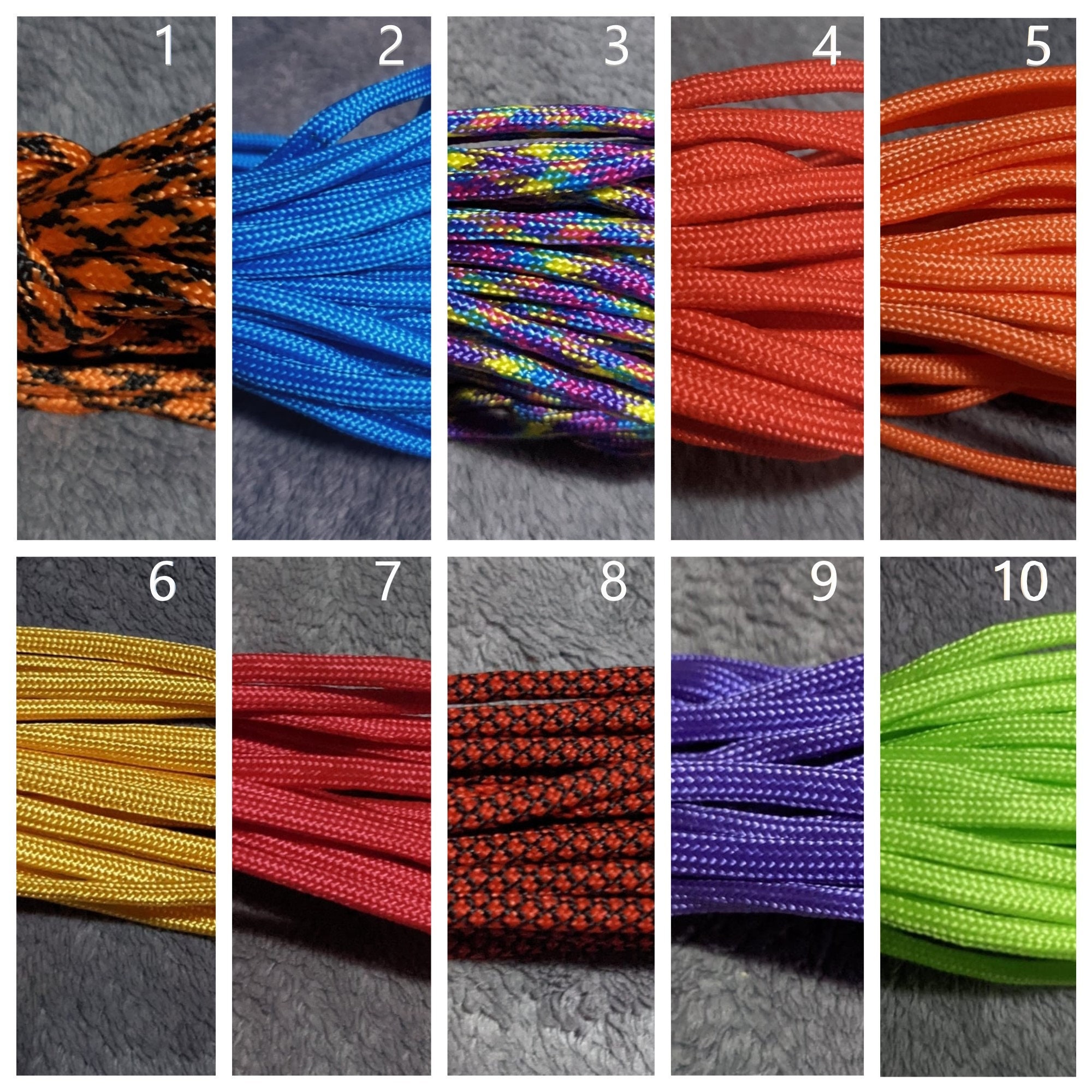 Braided Woven Paracord Double Cobra Weave Survival / Fashion - Etsy
