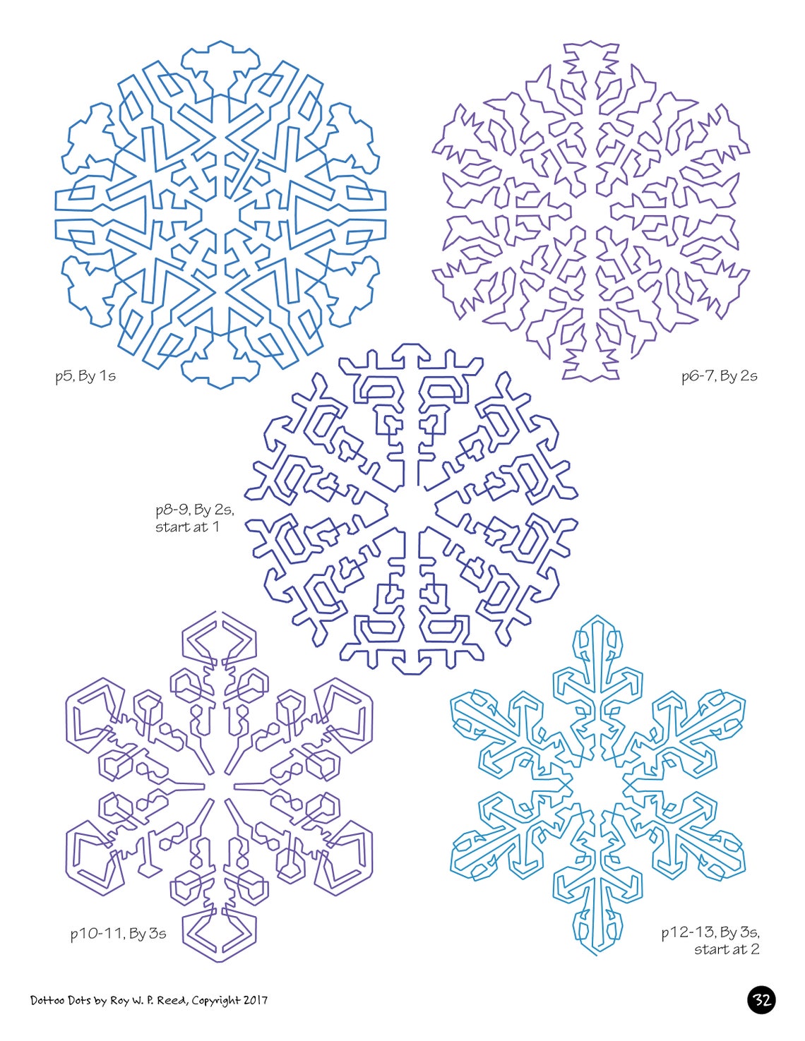 Snowflake Dot to Dot Skip Counting Number Puzzles With Extra Dots. 14 ...