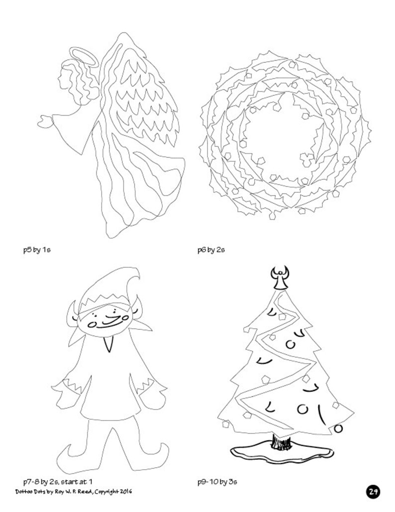 Christmas Dot to Dot Skip Counting Number Puzzles With Extra Dots. 13 ...