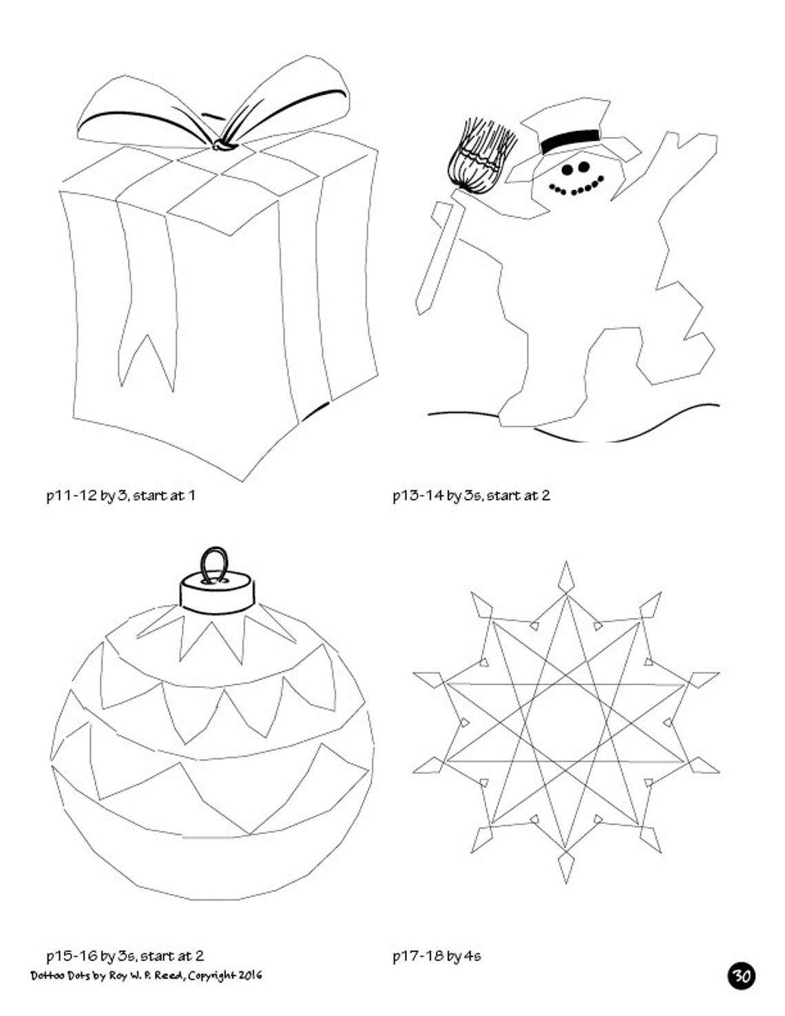 Christmas Dot to Dot Skip Counting Number Puzzles With Extra Dots. 13 ...