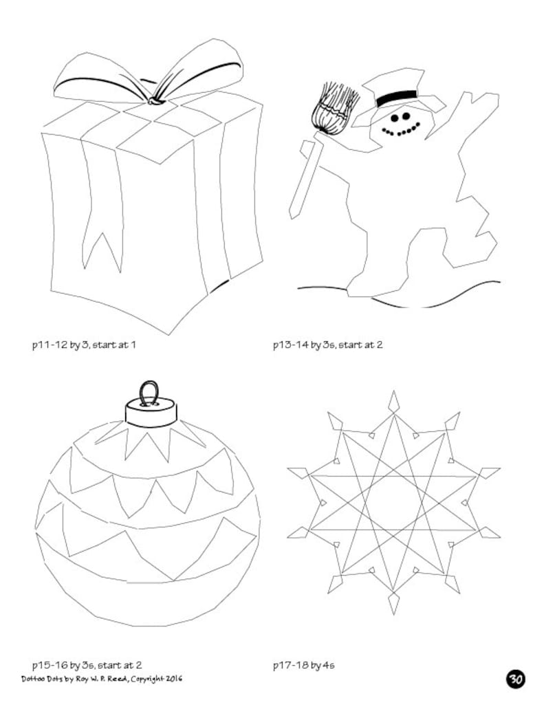 Christmas Dot to Dot Skip Counting Number Puzzles With Extra Dots. 13 ...
