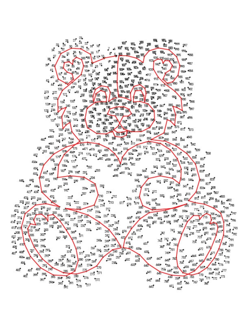 Holiday Dot to Dots With Extra Dots. 43 Different Challenging Skip ...