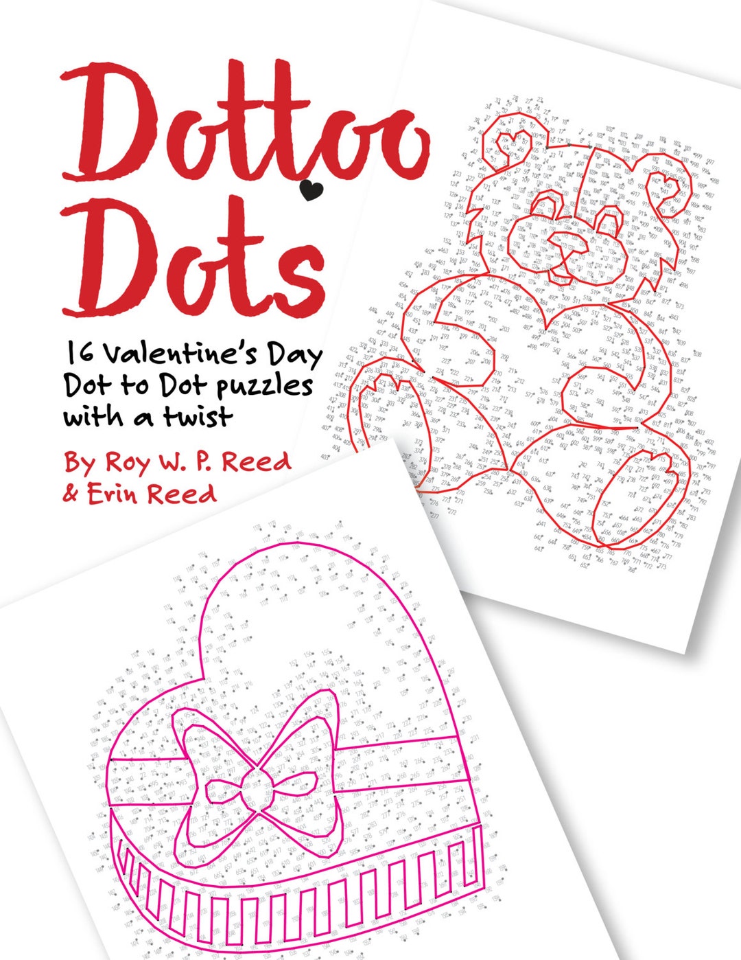 Valentine Dot to Dot Puzzles: Skip Counting, Number Sense (PDF Pattern ...