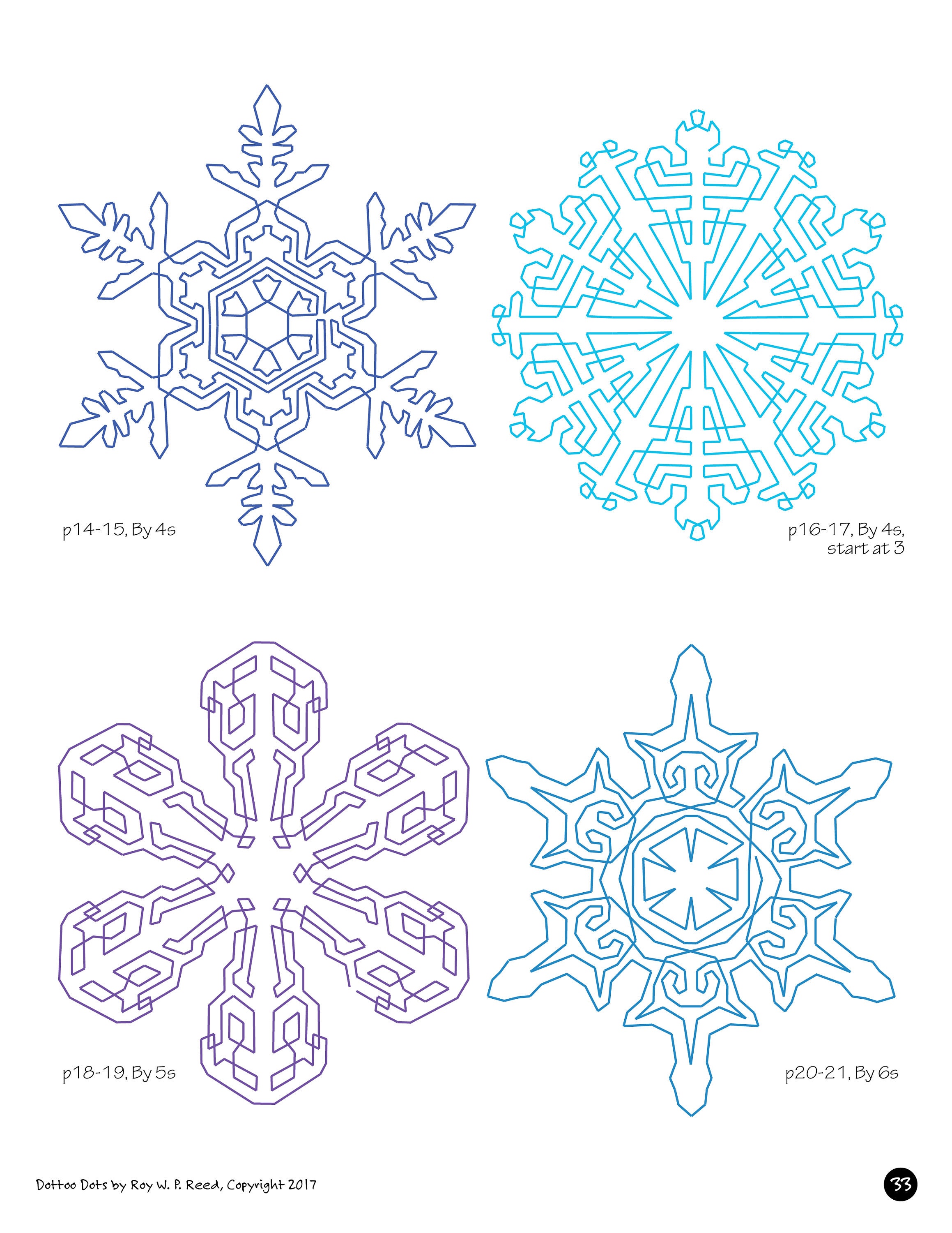 Snowflake Dot to Dot Skip Counting Number Puzzles With Extra Dots. 14 ...