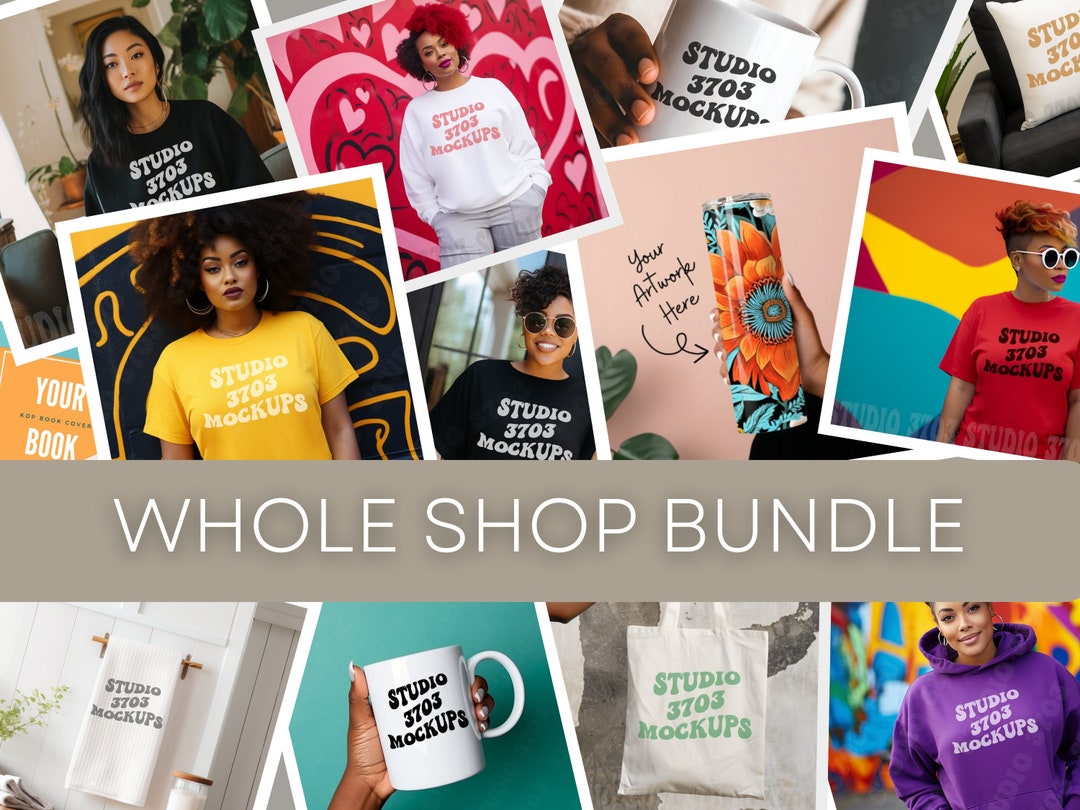 Whole Shop Mockup Bundle Entire Shop Bundle Mockups Print on Demand ...