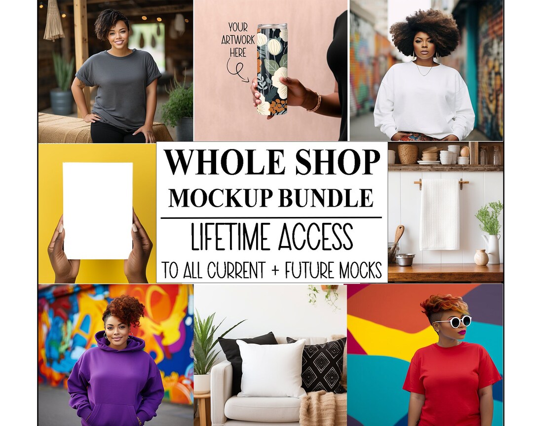 Whole Shop Mockup Bundle Entire Shop Bundle Mockups Print on Demand ...