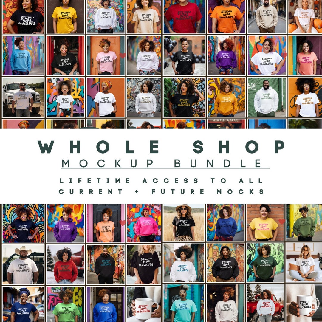 Whole Shop Mockup Bundle Entire Shop Bundle Mockups Print on Demand ...