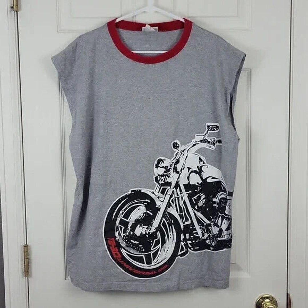 Vintage Universal Studios T2 Terminator 2 3D Sleeveless Muscle Shirt ...