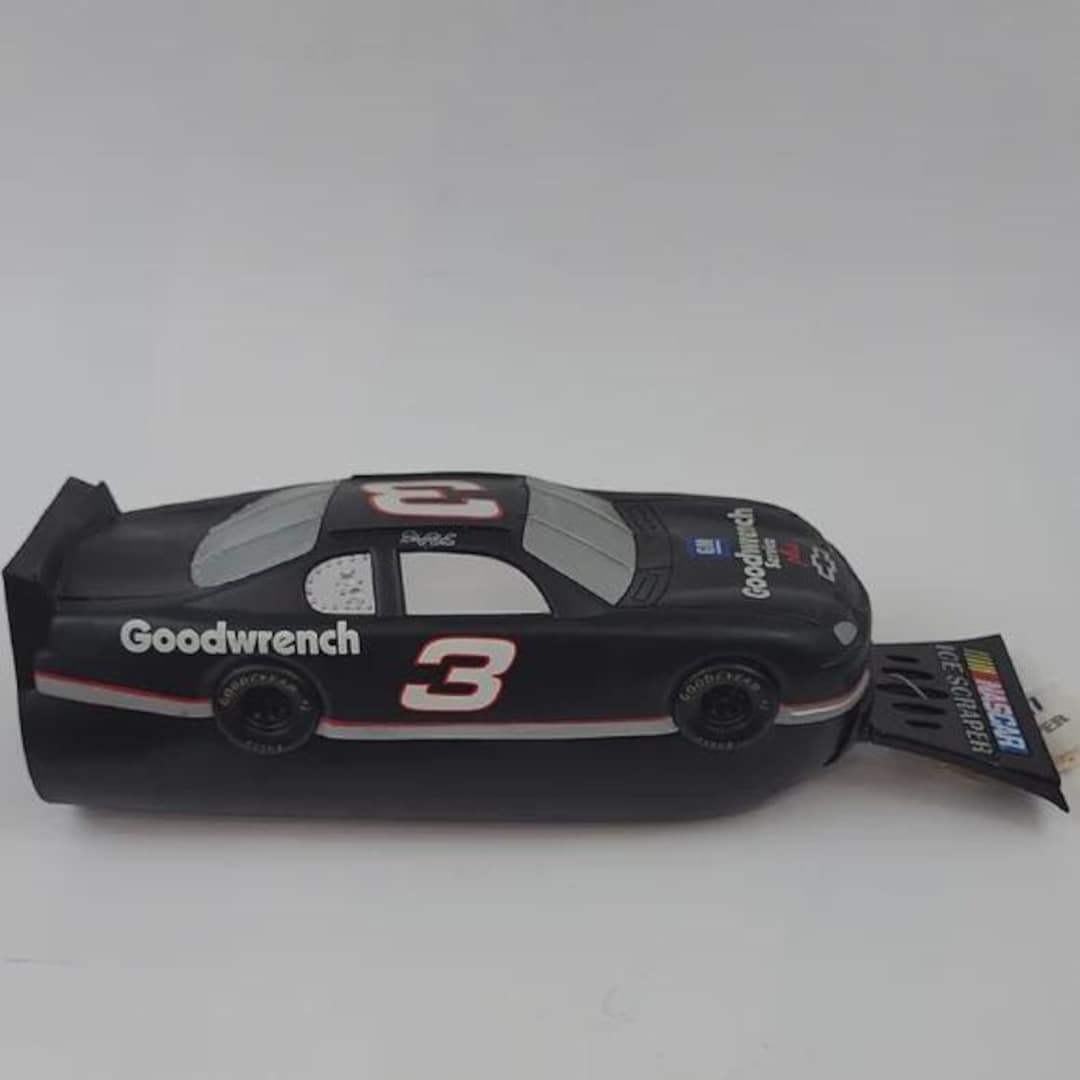 NWT Vintage 1999 Nascar Black Race Car Ice Scraper #3 Dale Earnhardt ...