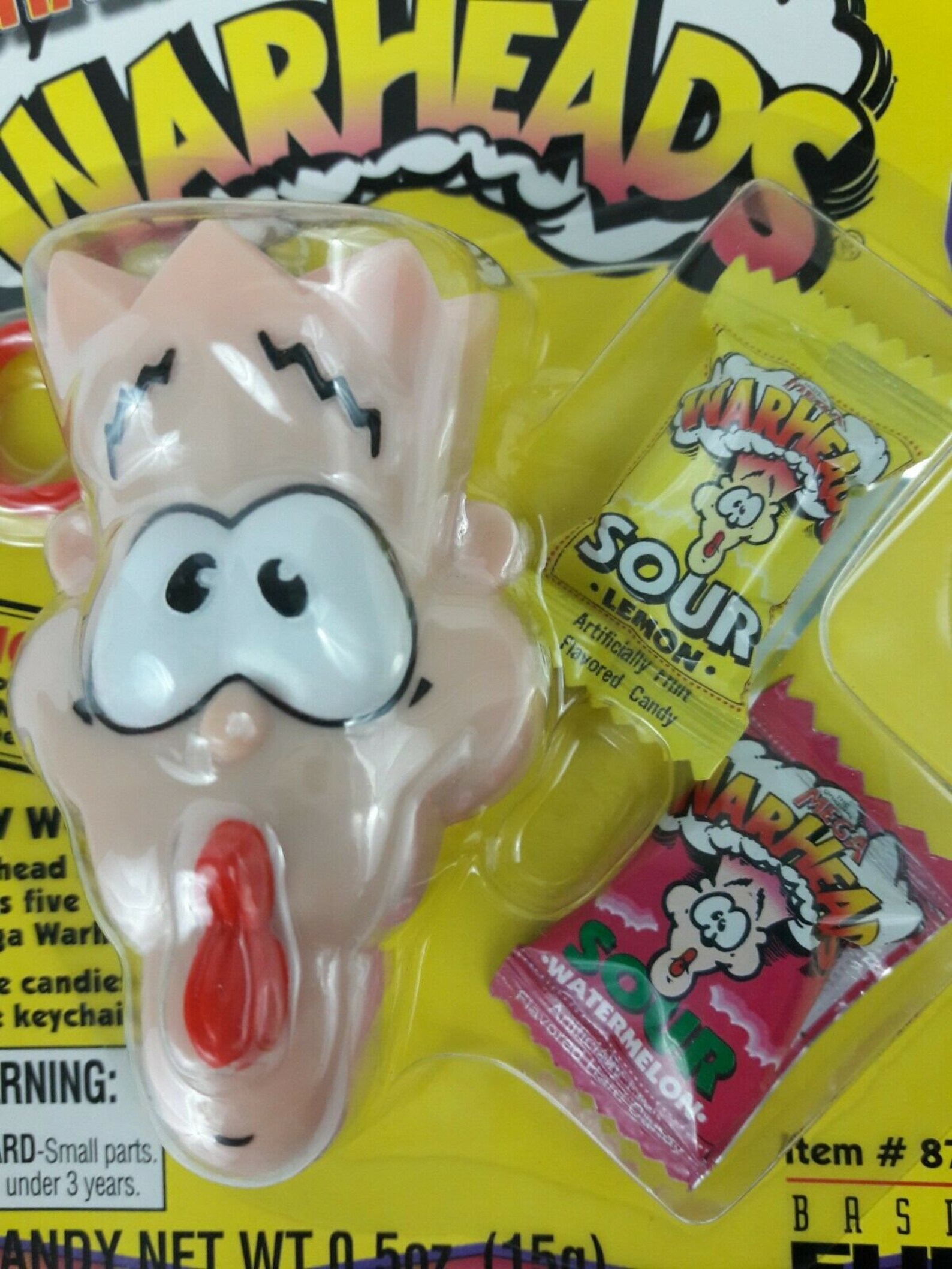 New Vintage Mega Warheads Candy Wally Warhead Keychain Candy | Etsy