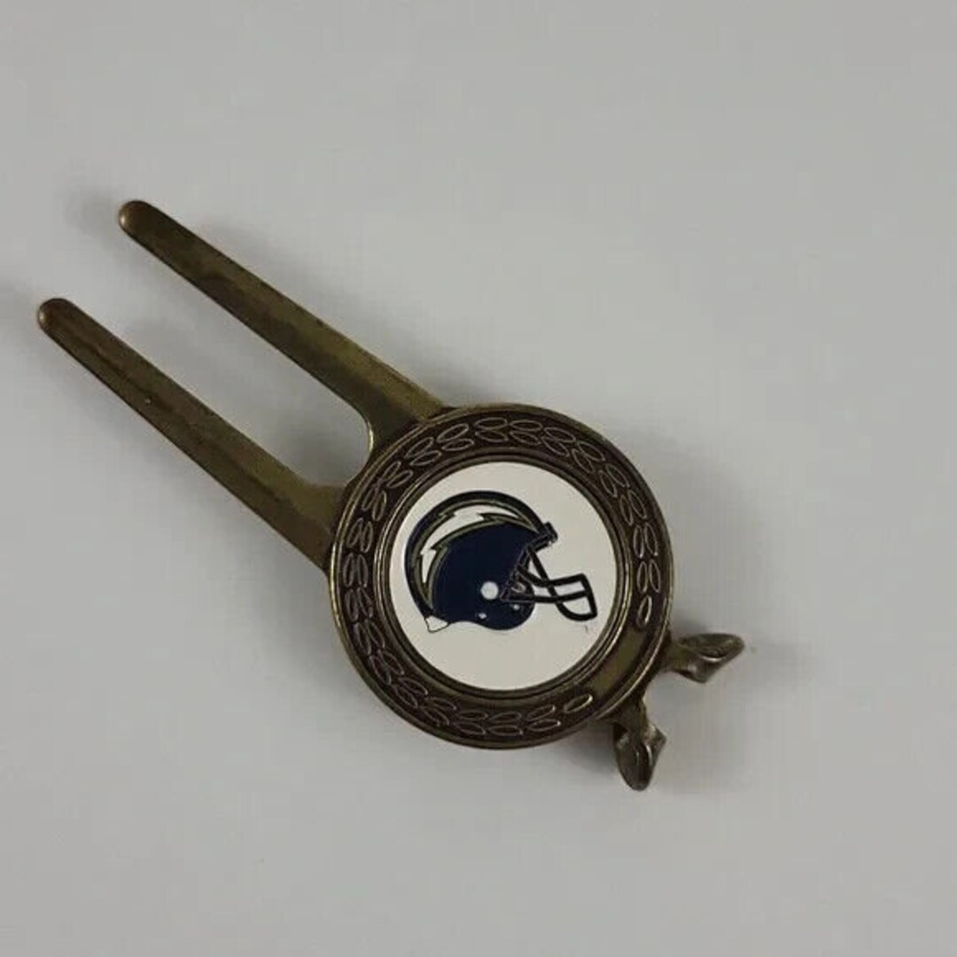 Vintage Golf Brass Divot Tool / Money Clip NFL LA Chargers - Etsy