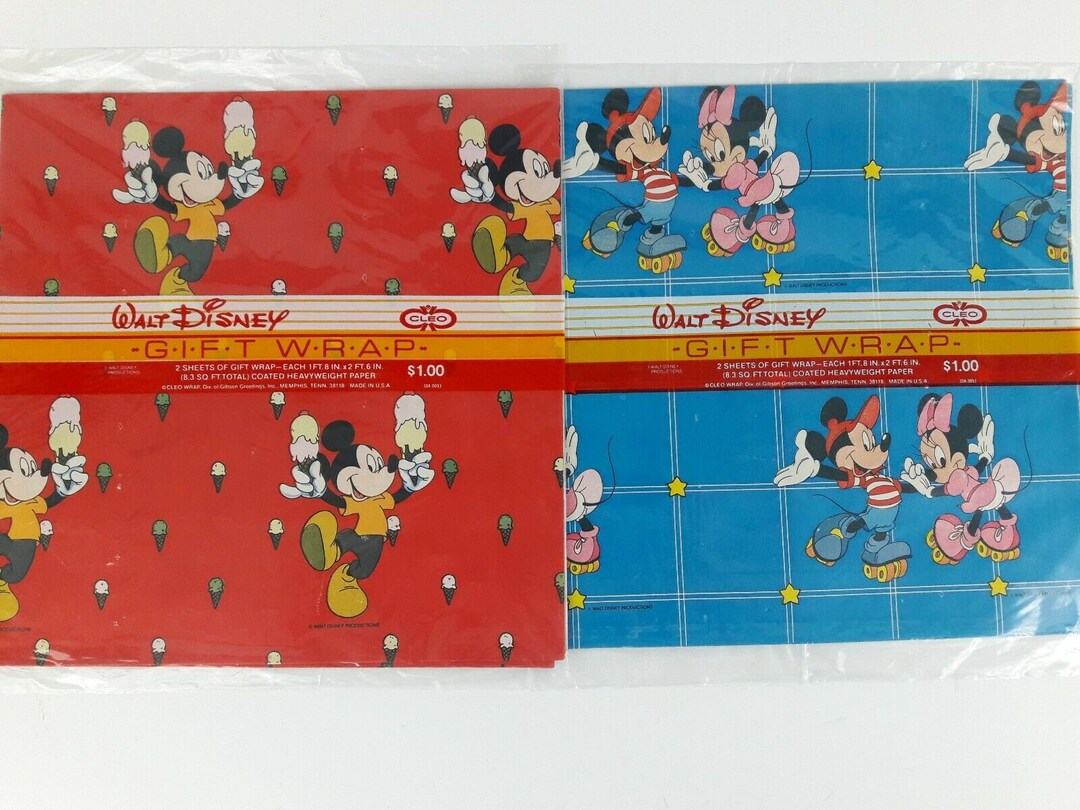 New Old Stock, Walt Disney, Vintage, Disney, Mickey Mouse, Minnie Mouse ...