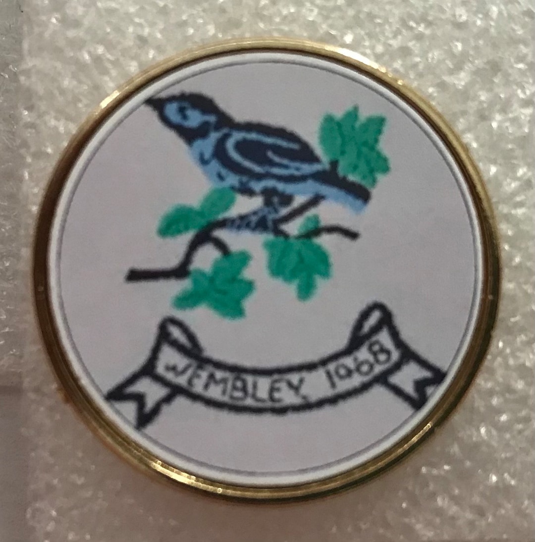 WBA WEMBLEY 1968 Retro Crest Pin Badge Football Soccer. - Etsy