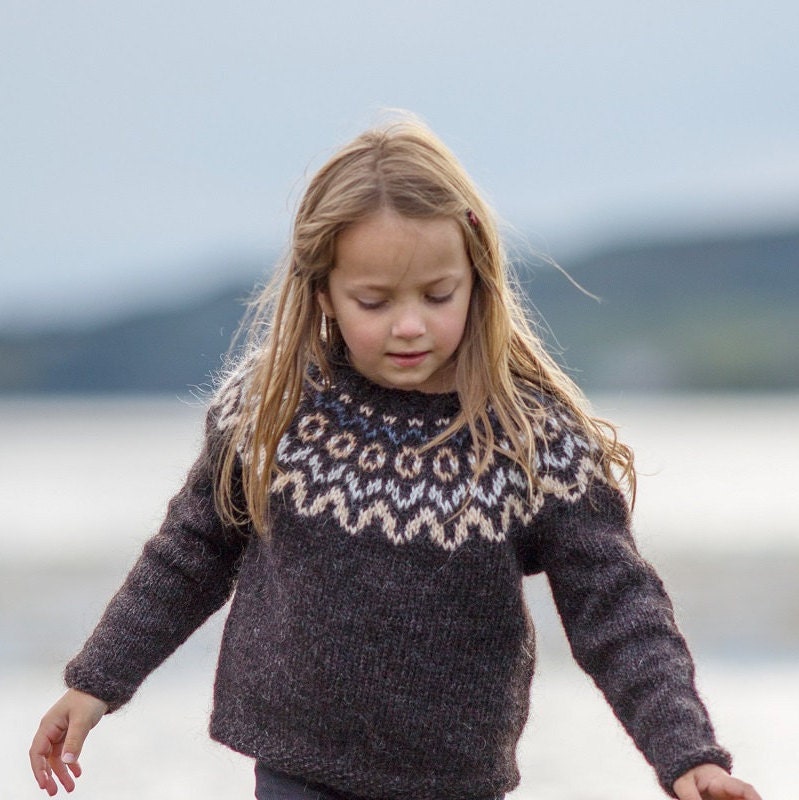 Knitting PATTERN // Child's Icelandic Sweater HEIMA, PDF Download, by ...