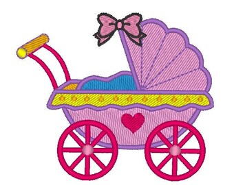 Baby Pram Embroidery - Etsy