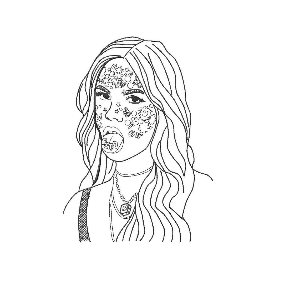 Olivia Rodrigois Embroidery Design - Pop Music Machine Embroidery ...