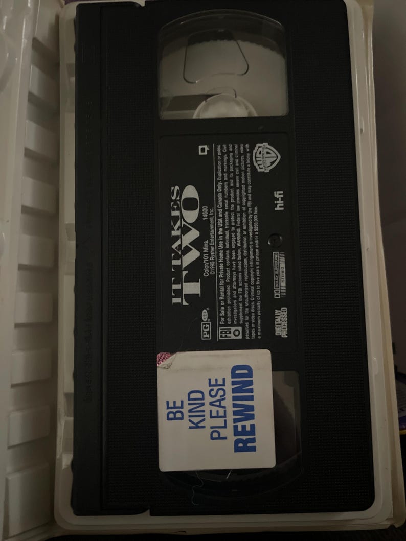 It Takes Two VHS 1995 - Etsy