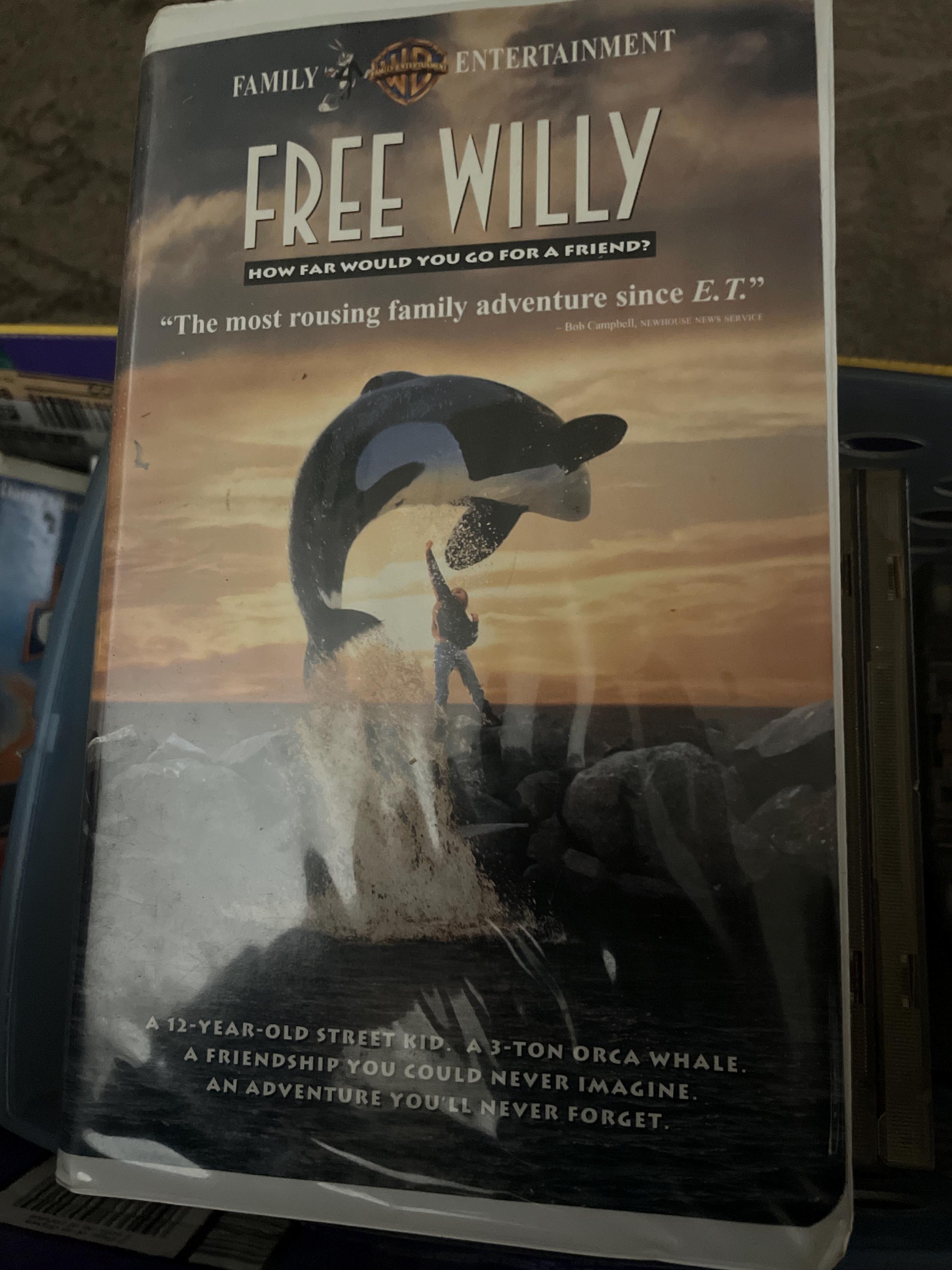 Free Willy VHS 1993 - Etsy