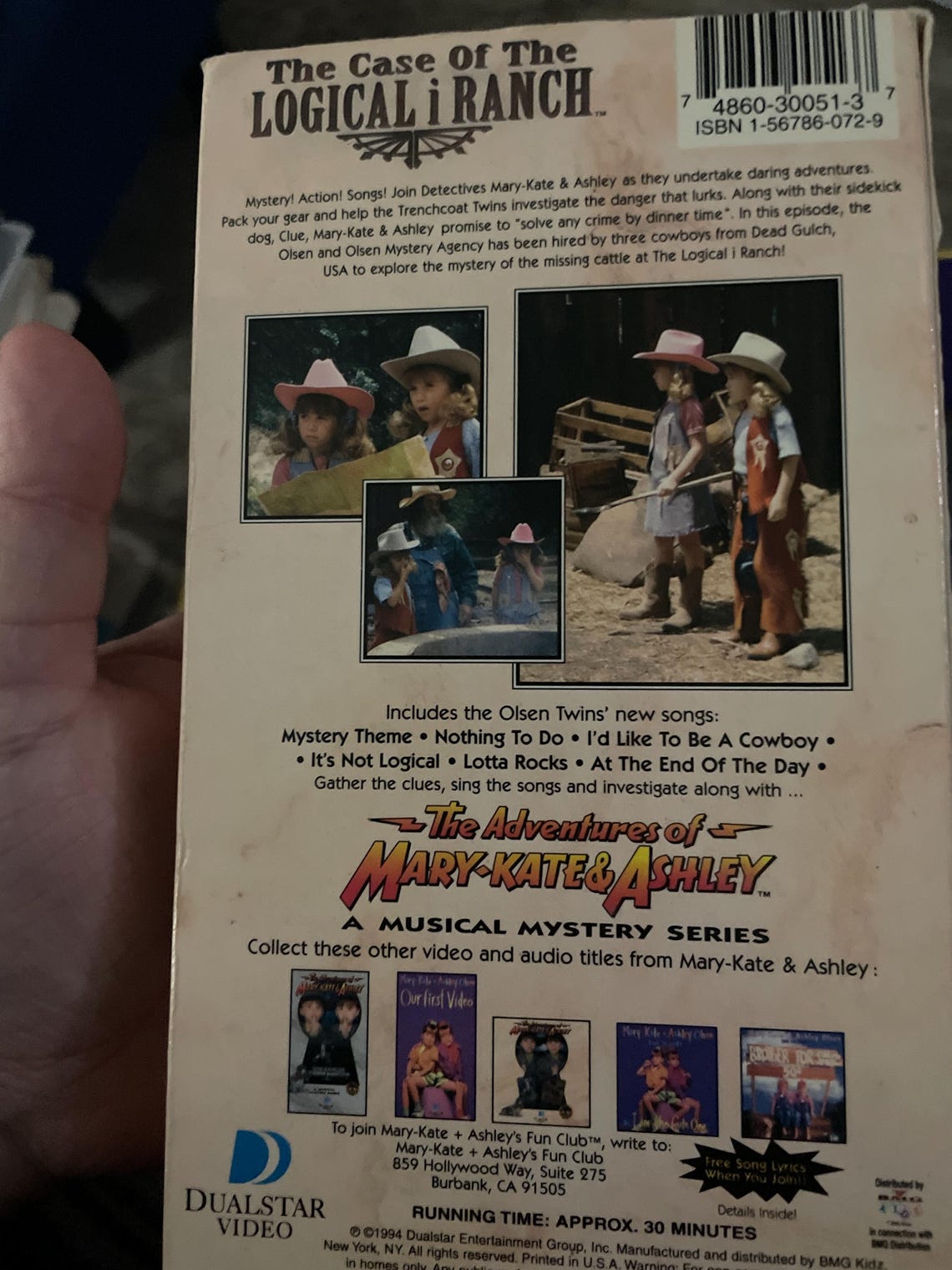 Adventures of Mary Kate and Ashley; the Case of the Logical I Ranch VHS ...