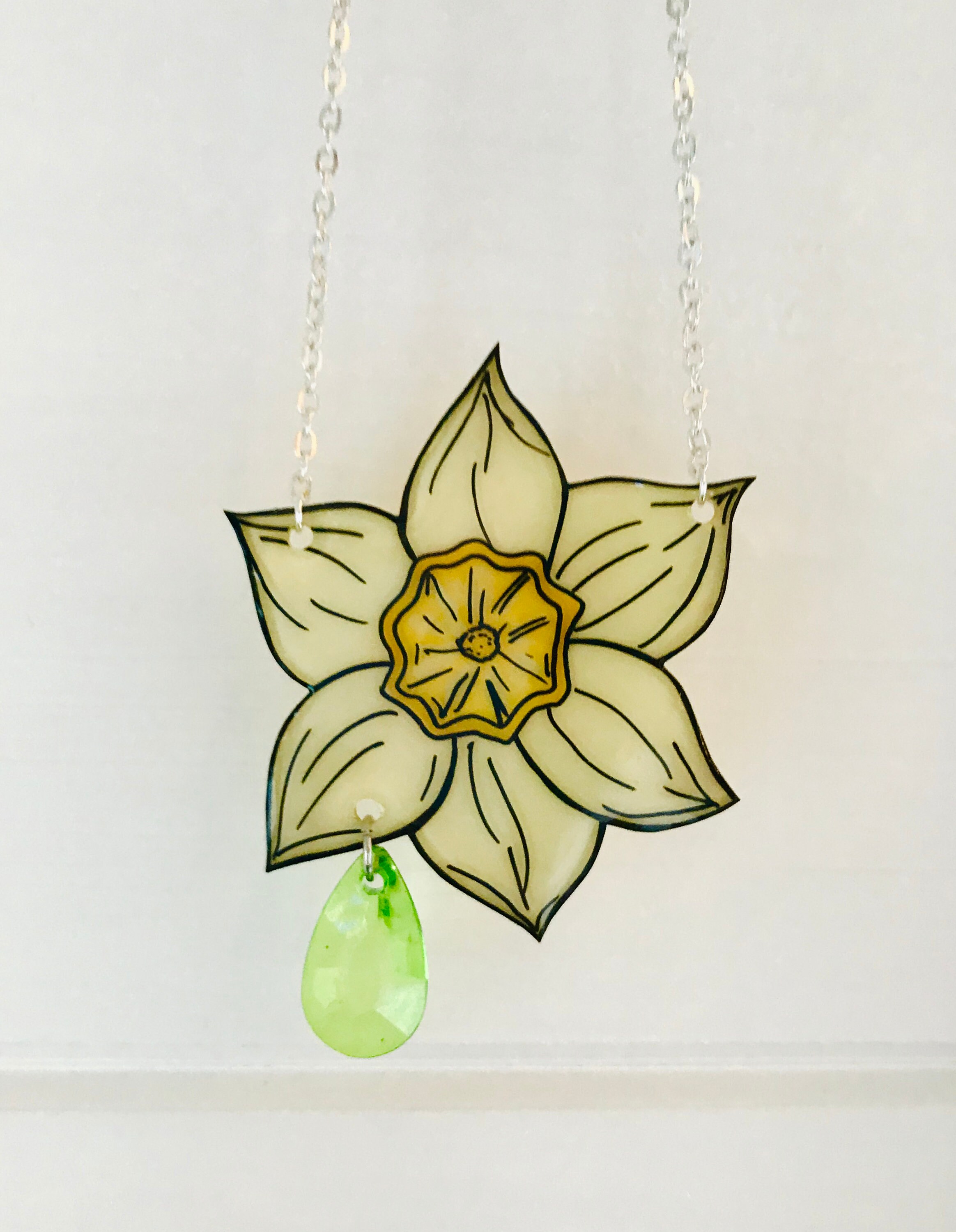 Daffodil Pendant - Etsy