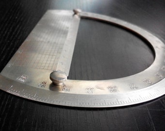 Vintage protractor | Etsy