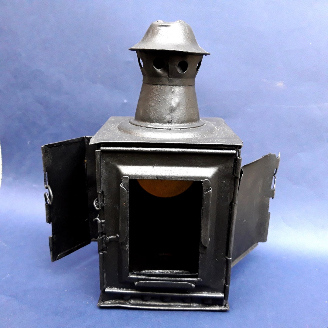Antique Railway Candle Lantern USSR - Etsy