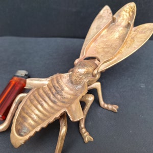 Vintage Bronze Fly Ashtray - Etsy