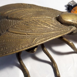 Vintage Bronze Fly Ashtray - Etsy