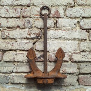 Vintage Marine Boat Hall Anchor Old Cast Iron Rusty Anchor - Etsy