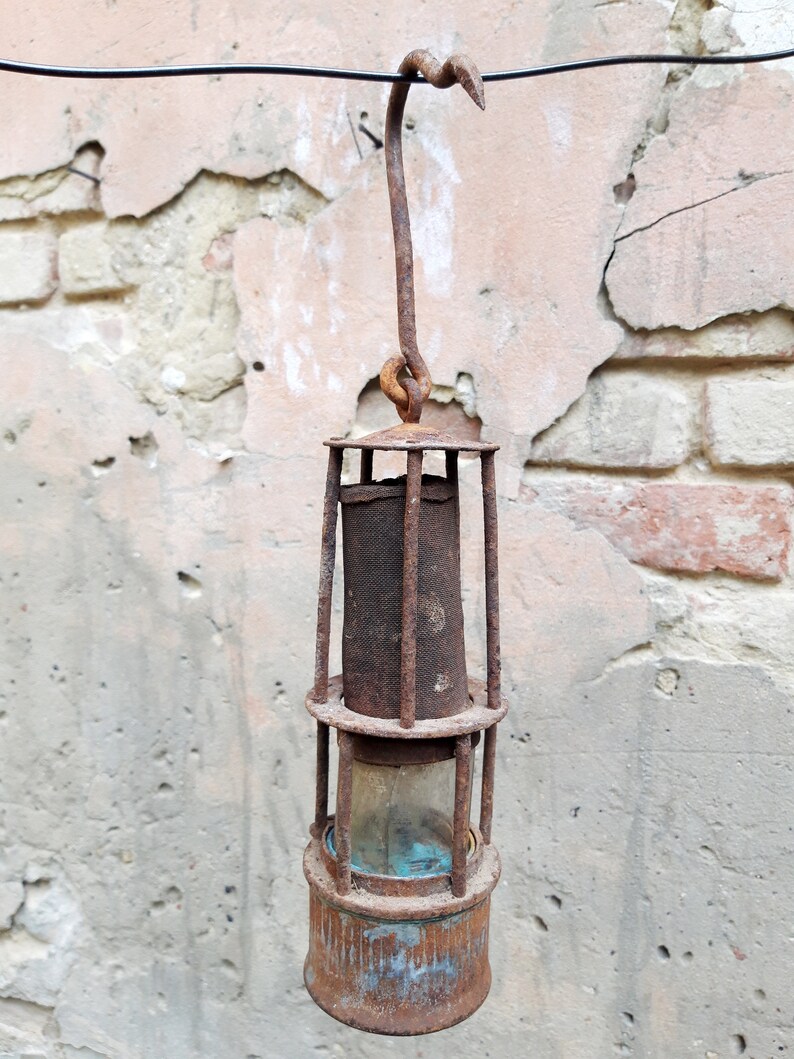 Antique Mining Lamp Vintage Miners Lamp Lantern - Etsy