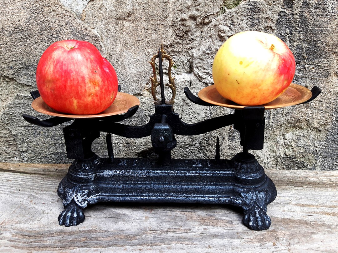 Antique Cast Iron Small Balance Scale Roberval System - Etsy UK