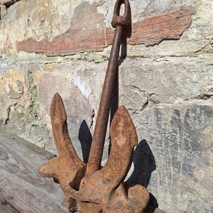 Vintage Marine Boat Hall Anchor Old Cast Iron Rusty Anchor - Etsy