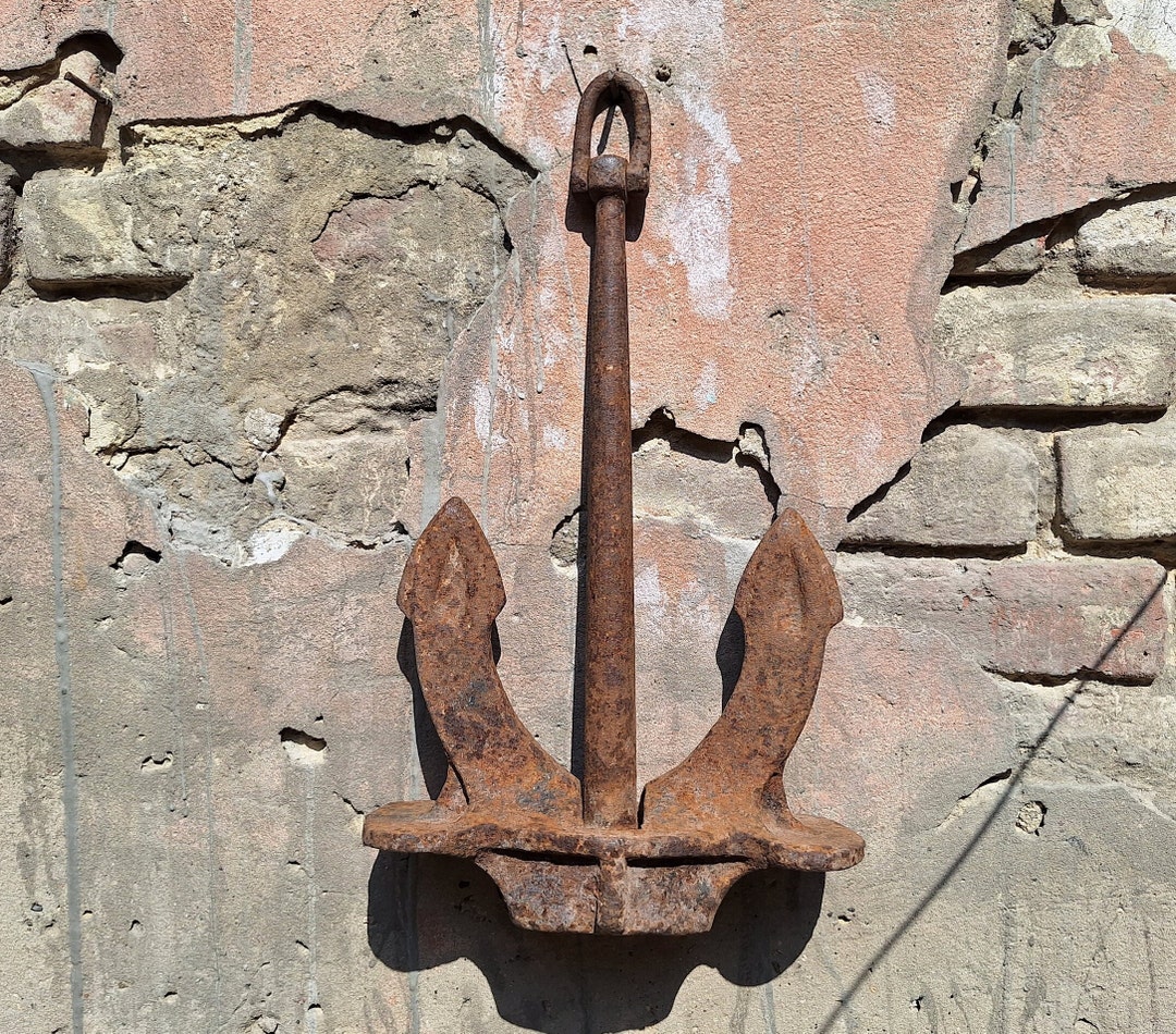Vintage Marine Boat Hall Anchor Old Cast Iron Rusty Anchor - Etsy