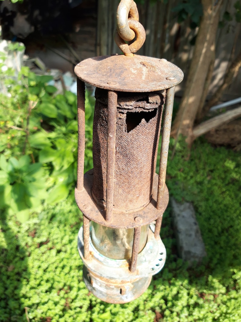 Antique Mining Lamp Vintage Miners Lamp Lantern - Etsy