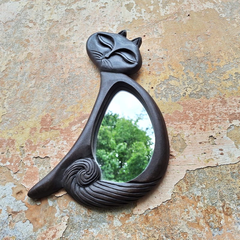 Cat Compact Mirror - Etsy